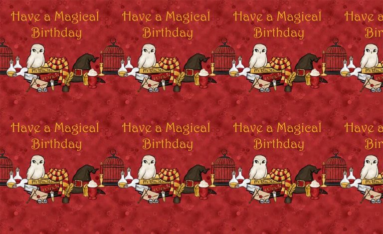 10 Best Harry Potter Wrapping Paper Designs For Your Next Gift - Bona ...