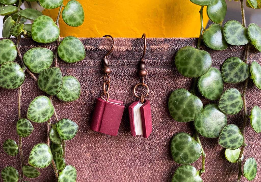 24 Best Bookish Earrings for Book Lovers - Bona Fide Bookworm
